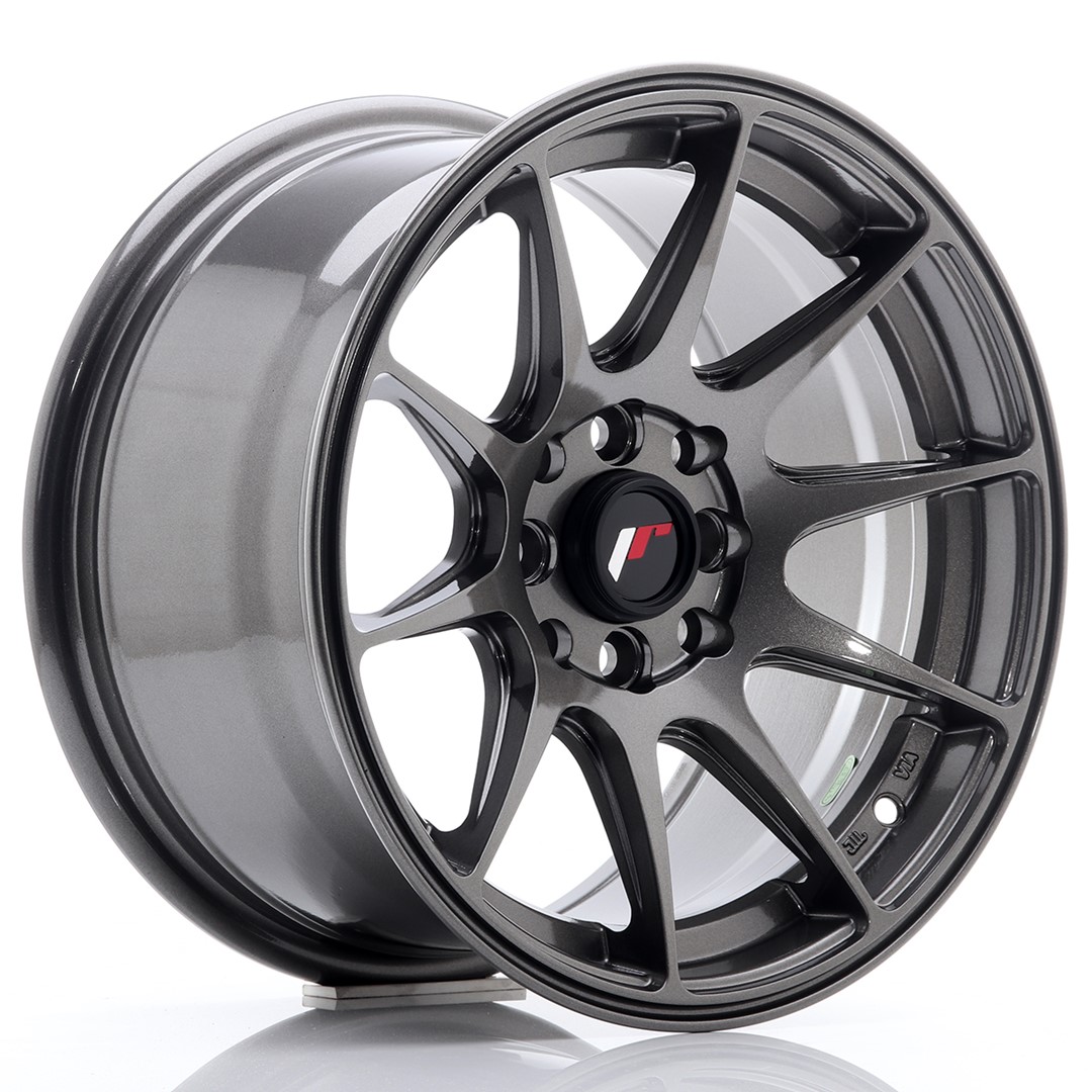 Japan Racing JR-11 15x8" 4x100/108 ET25, Hyper Gray - Dunspeed