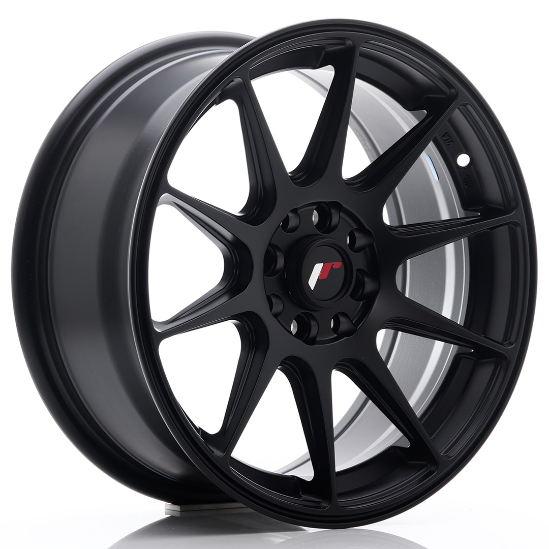Japan Racing JR-11 16x7" 4x100/114.3 ET30, Noir Mat / Satiné - Dunspeed