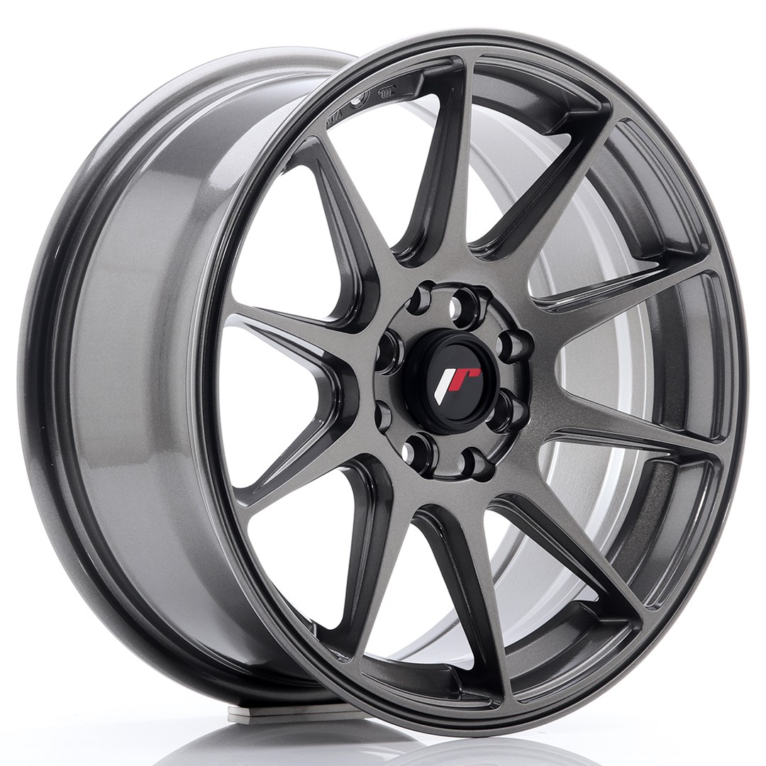 Japan Racing JR-11 16x7" 4x100/114.3 ET30, Hyper Gray - Dunspeed